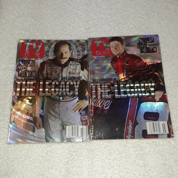 TV Guide | Accents | Earnhardts Nascar Holographic Tv Guides | Poshmark